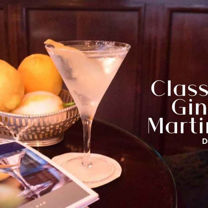 How To Make The Dukes Bar Classic Martini