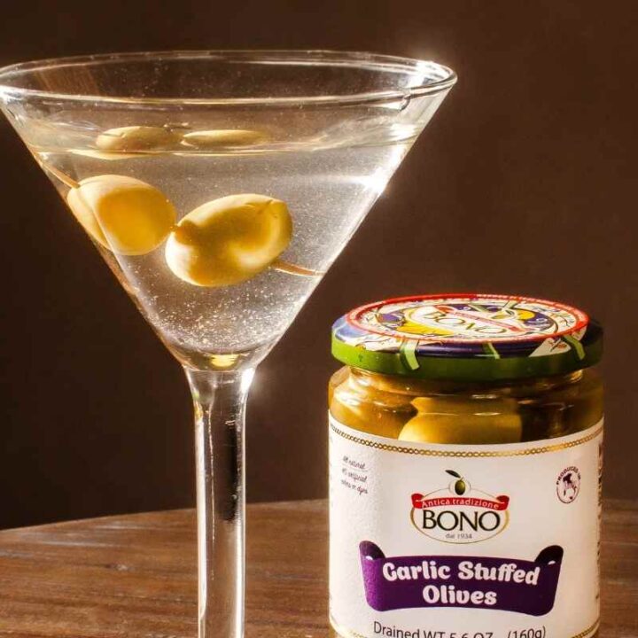 How To Make The Garlic Olive Martini